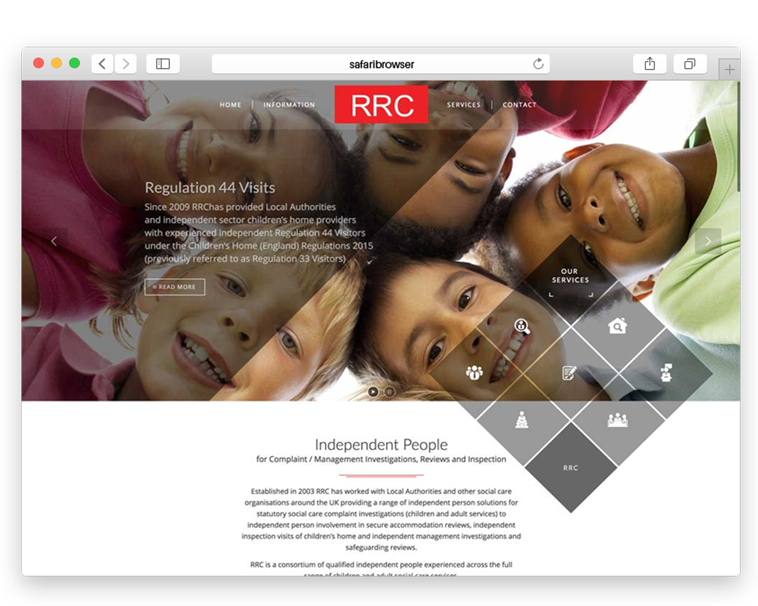 RRC Case Study - The Best Website Design Company in Delhi